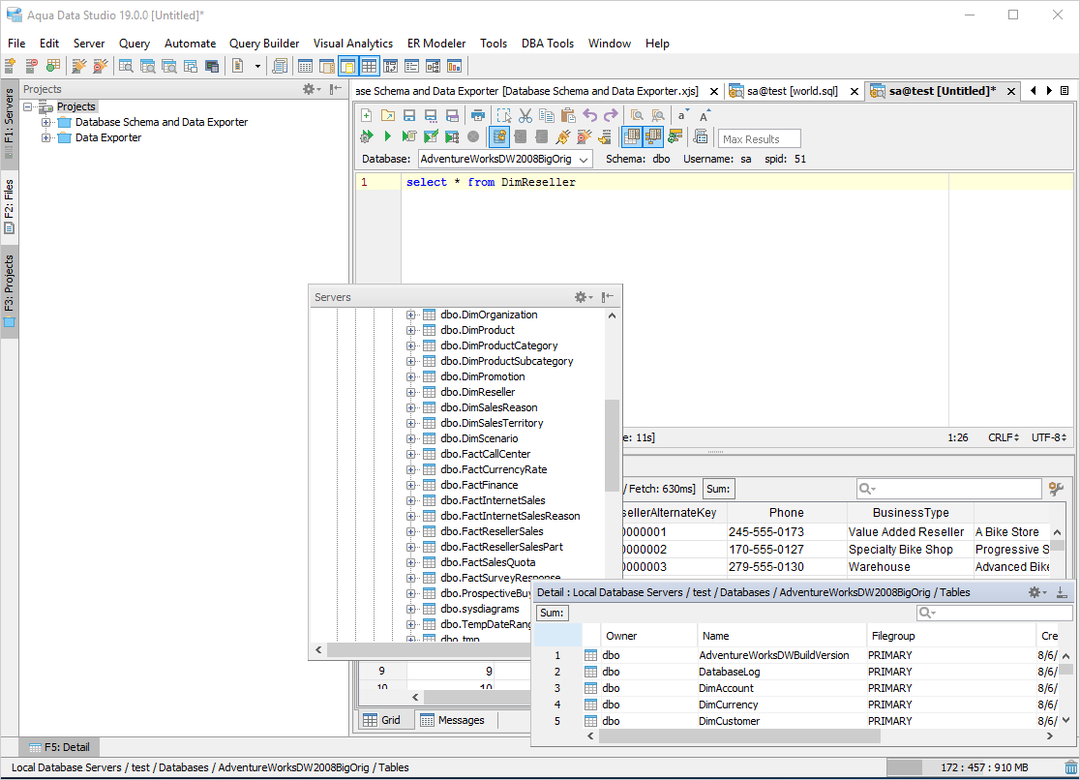 Aqua Data Studio—标准版-产品中心-AquaFold-数据库,IDE集成开发环境,NoSQL,云平台/SQL,数据生成器,数据 ...
